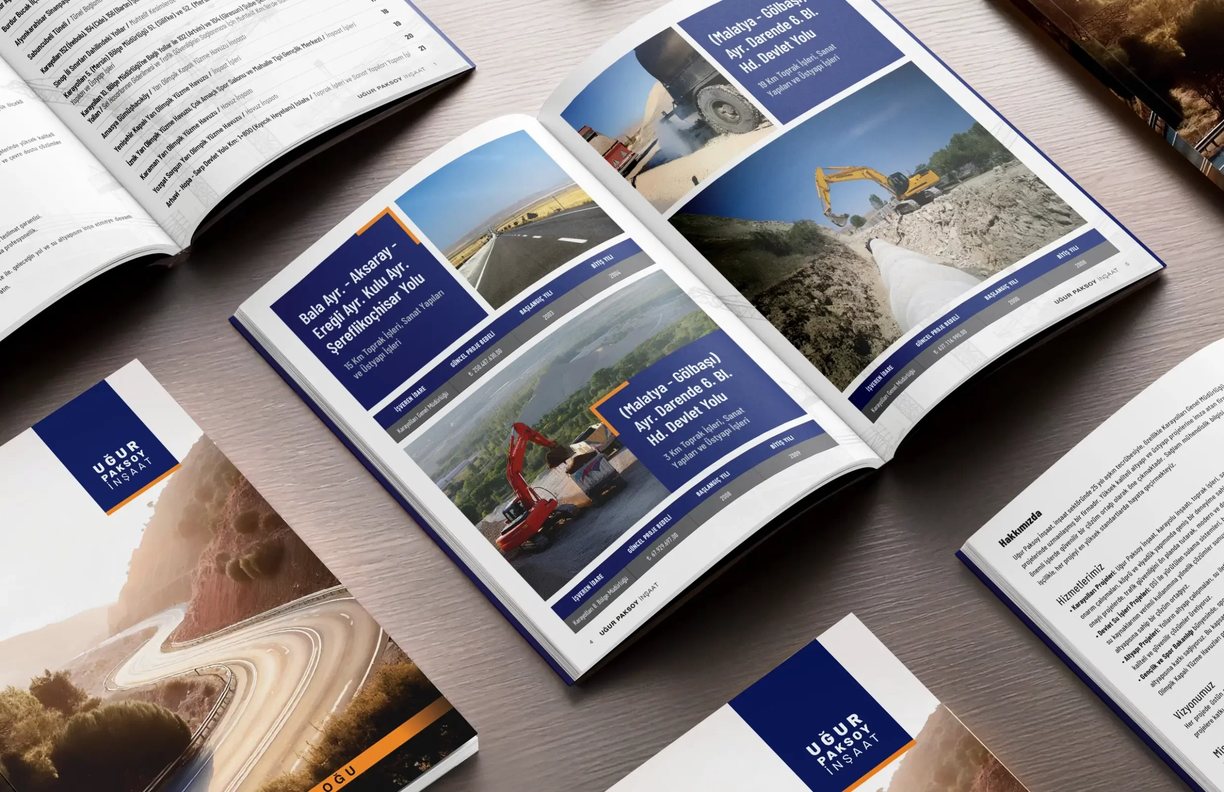 Uğur Paksoy İnşaat / Katalog Tasarımı - Ajansburada